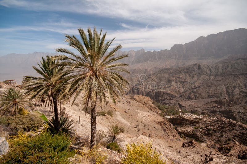 Wakan village Oman stock image. Image of trekking, outdoors - 181696583