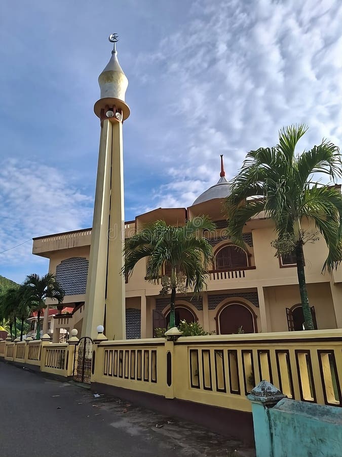 Wakasihu Mosque the Main House Prayer Stock Image - Image of prayer ...
