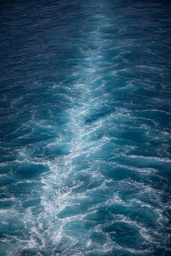 Wake behind ship stock photo. Image of ocean, wake, natural - 367040288