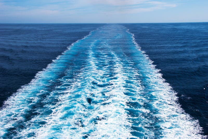 Wake cruise ship stock image. Image of vessel, rear, ship - 25845067