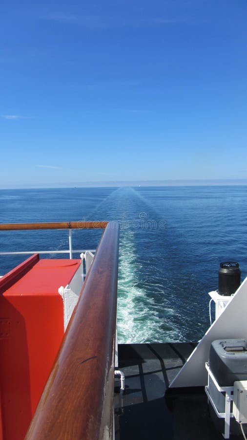 The wake of a cruise ship stock photo. Image of blue - 60456958
