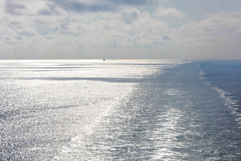 Wake on the ocean stock photo. Image of holiday, ocean - 99291694