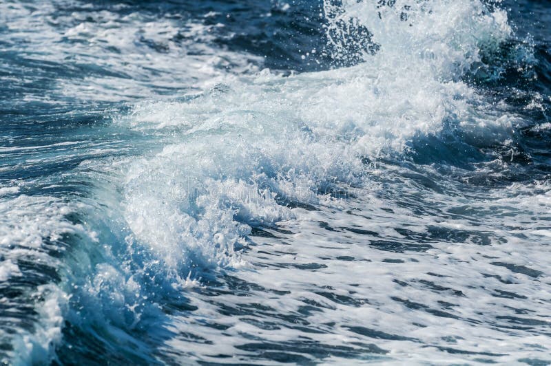 Wake of speed boat stock image. Image of boat, nature - 48665045