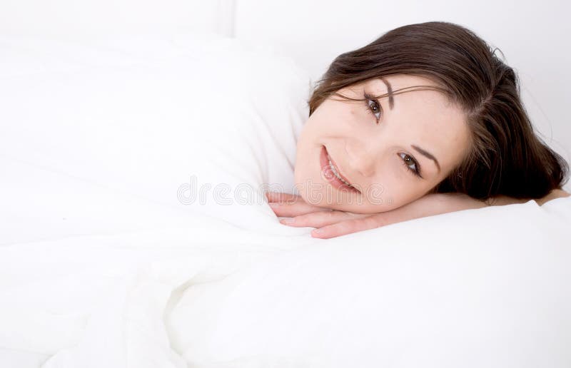 Wake up stock photo. Image of caucasian, bedtime, awake - 14158264