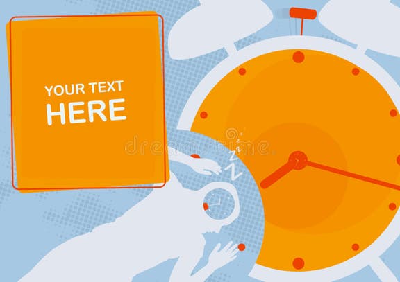 Wake up! and frame stock vector. Illustration of people - 8706381