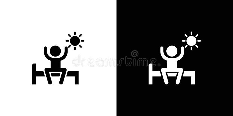 Wake Up in the Morning Icon Linear Logo Isolated Stock Vector ...
