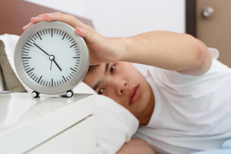 Wake Up Time stock photo. Image of drowsy, male, modern - 17722318