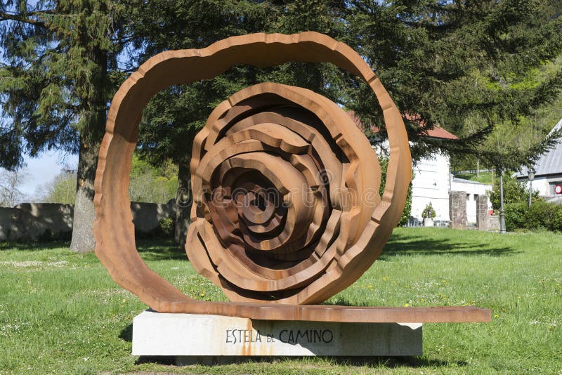 Wake of the Way. Roncesvalles. Spain Editorial Photo - Image of saint ...