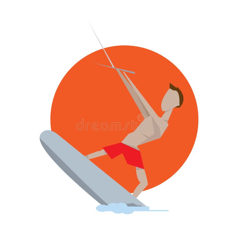 Cartoon Wakeboard Stock Illustrations – 235 Cartoon Wakeboard Stock ...