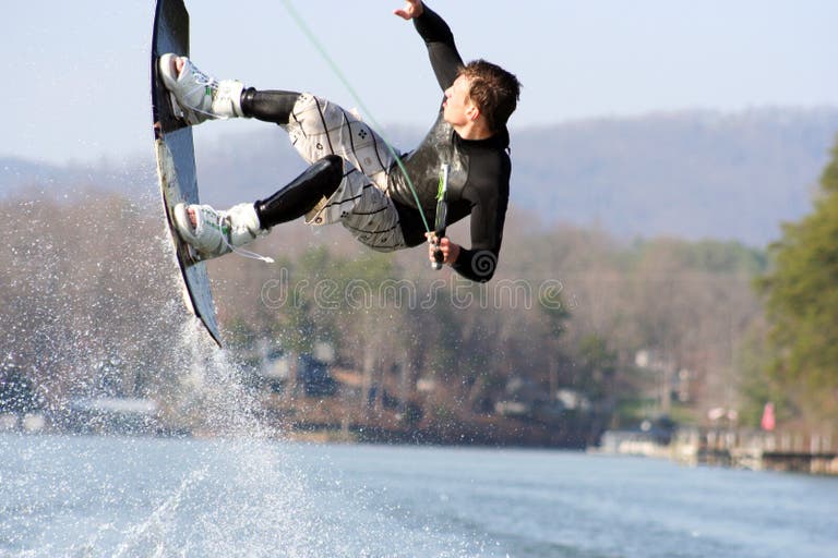 Wakeboard Jump stock photo. Image of extreme, skill, teenager - 8603534