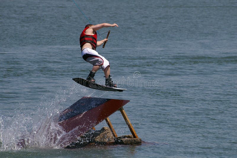 Wakeboarder stock image. Image of water, wakeboard, sport - 2413515