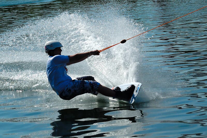 Wakeboarder in action-5 editorial stock photo. Image of wakeboard ...