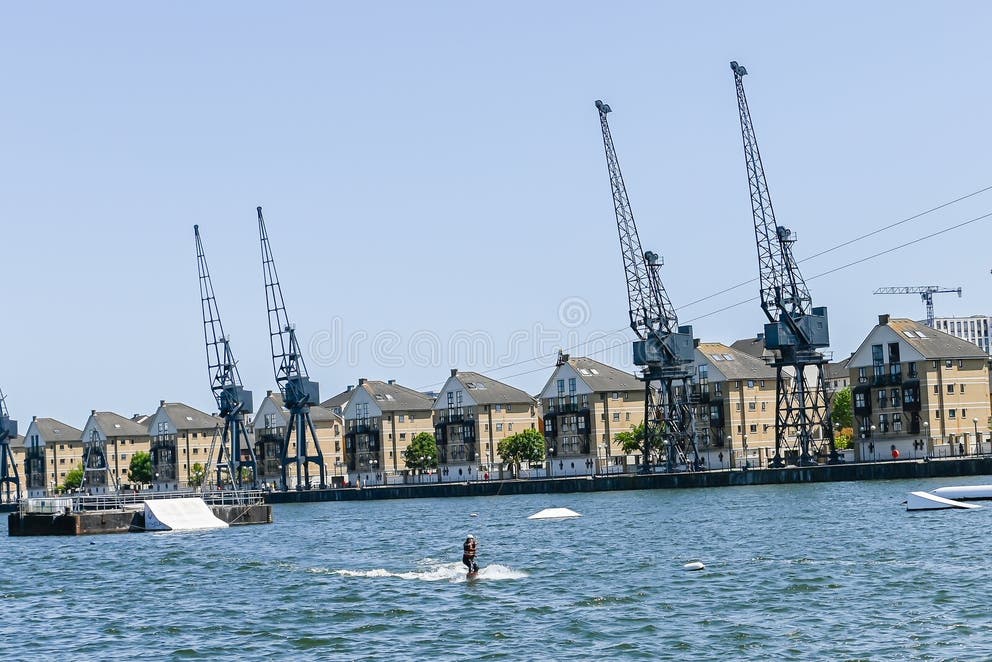 Royal Docks Adventure the Centre, London Editorial Photography - Image ...