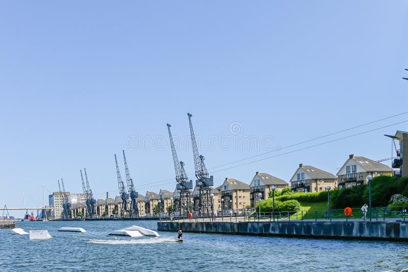London Royal Docks Water-sports Centre, London Editorial Stock Photo ...