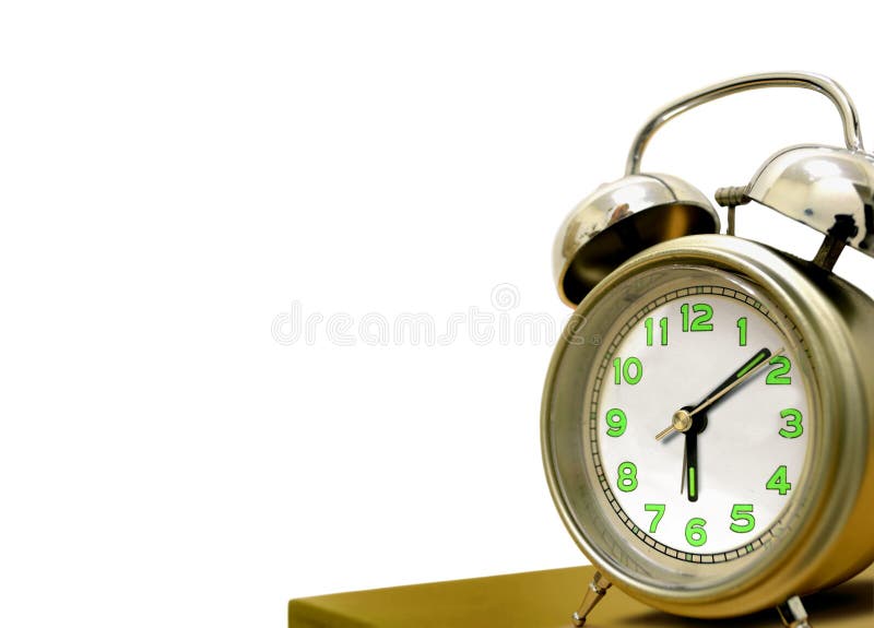 Waking Up Alarm Clock stock image. Image of time, vintage - 49156523
