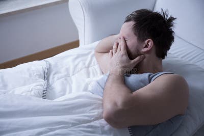 Waking up early stock photo. Image of insomnia, caucasian - 53726858