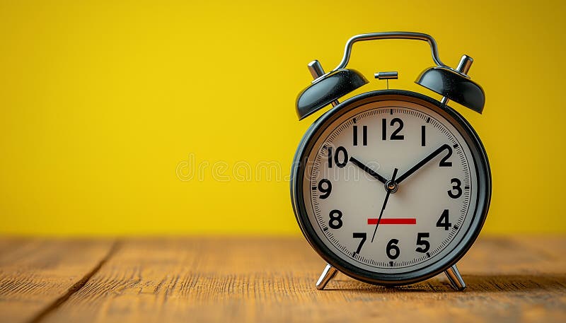 Waking Up To Old Fashioned Alarm Clock Ringing Generated by AI Stock ...