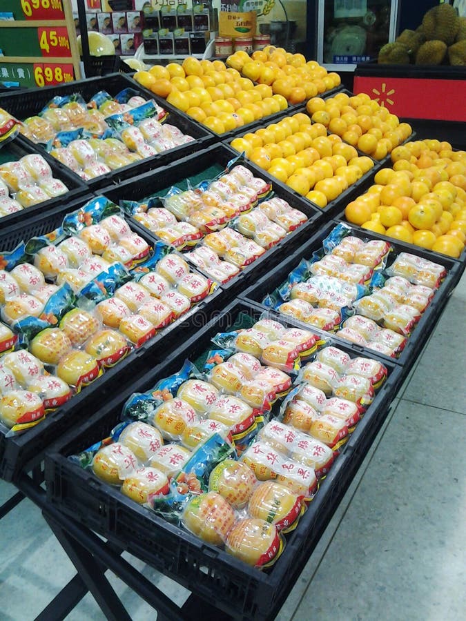 Wal-Mart supermarket fruit editorial stock image. Image of malls - 34587394