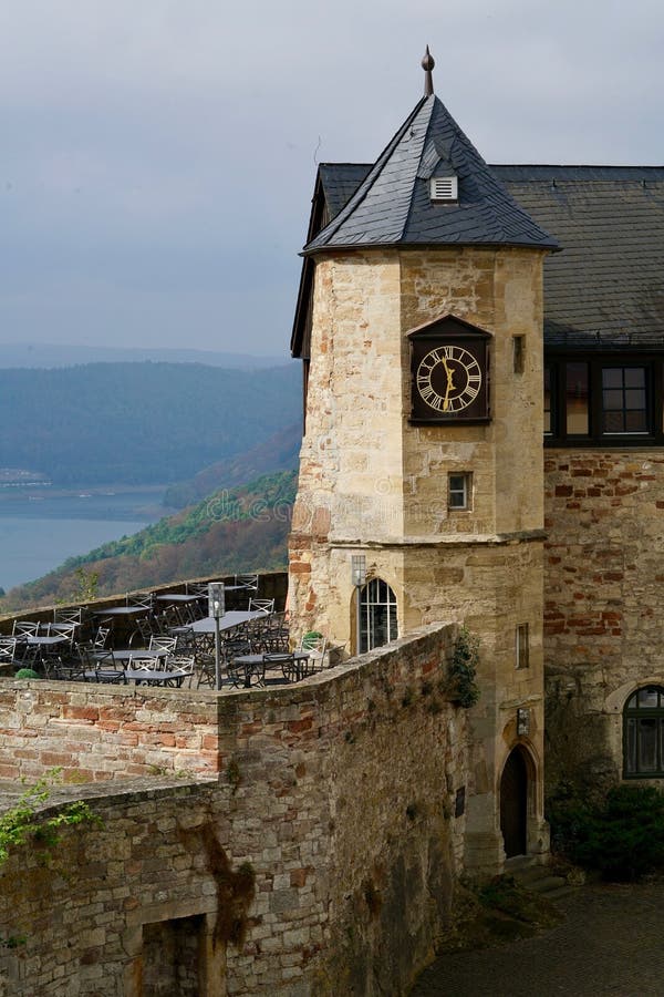 Waldeck castle stock photo. Image of lake, europe, hessen - 83692318