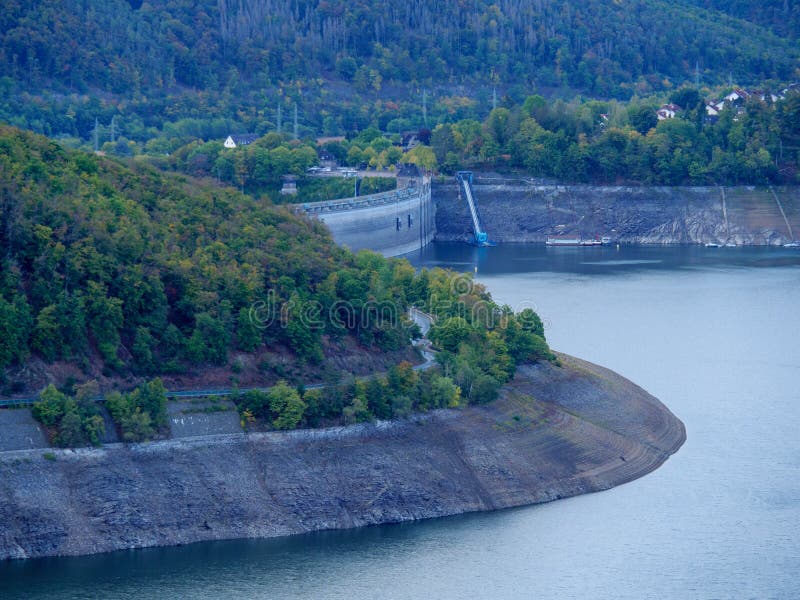 Waldeck and the Edersee stock image. Image of hiking - 197322815
