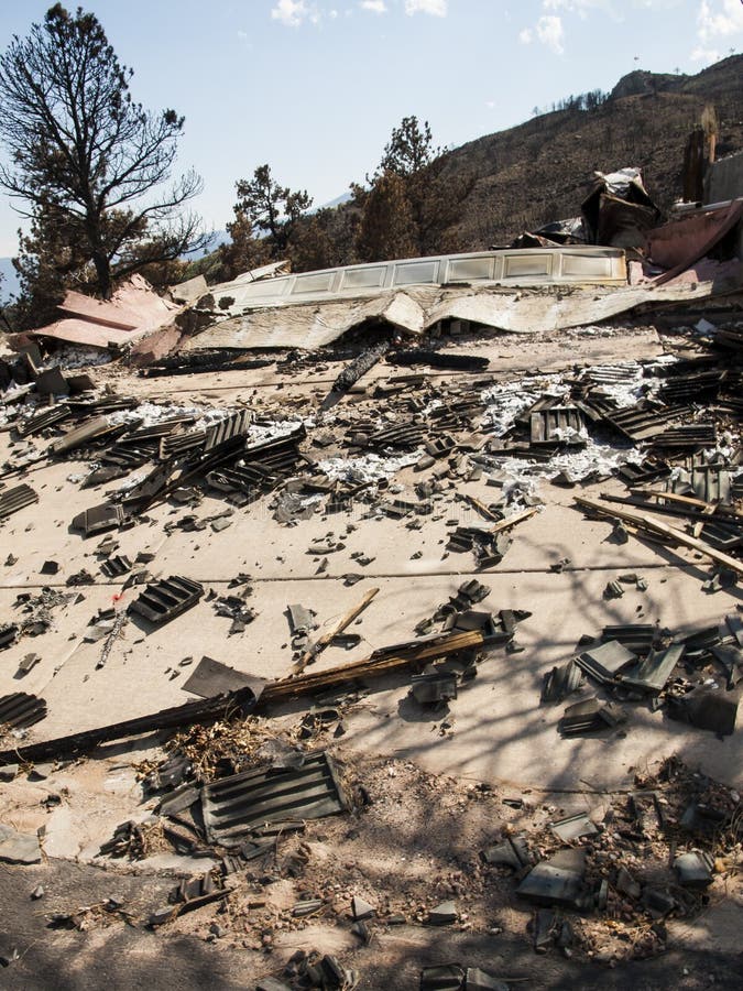 Waldo Canyon Fire in Colorado Springs Editorial Stock Image - Image of ...