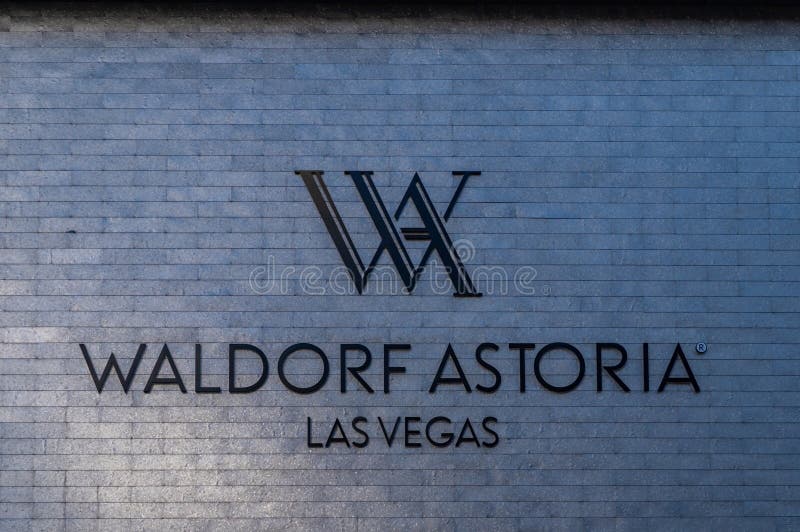 Waldorf Astoria Las Vegas editorial photo. Image of facade - 273473251