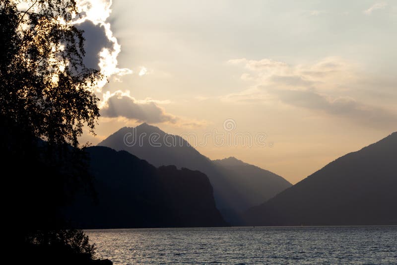 Walensee Lake in Murg, Switzerland Stock Photo - Image of nature ...