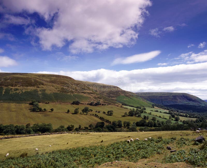 Wales, Brecon Beacons stock image. Image of powys, color - 117937227