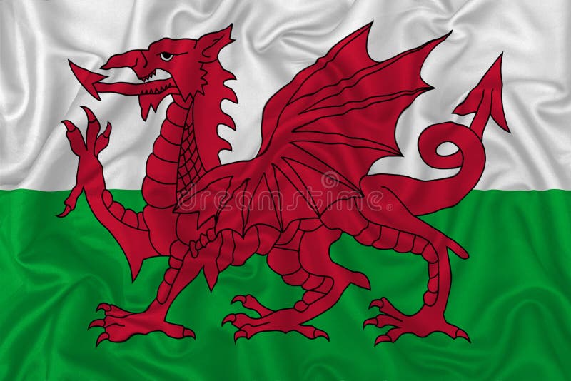 Wales country flag stock illustration. Illustration of symbolic - 178362071