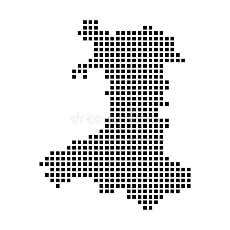 Wales map icon stock illustration. Illustration of shape - 349415283