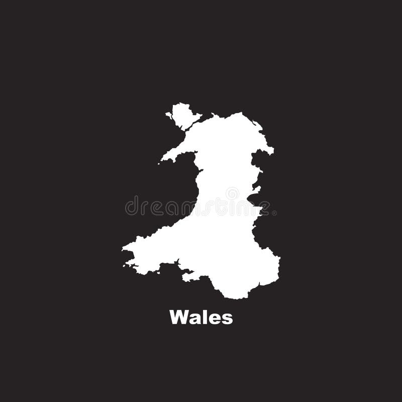 Wales map icon stock vector. Illustration of detailed - 293186264