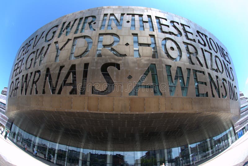 Wales Millennium Centre stock image. Image of cardiff - 8362953