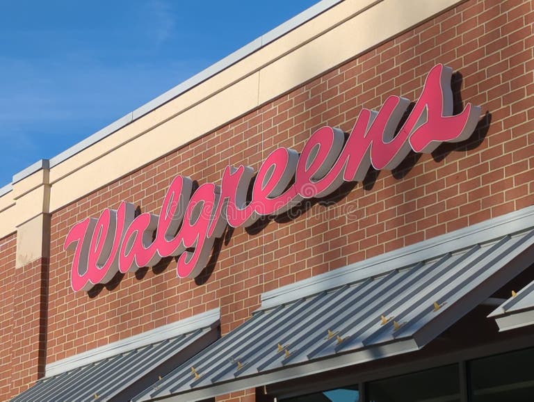 Walgreens Store Logo Sign Name Display Light Editorial Stock Photo ...
