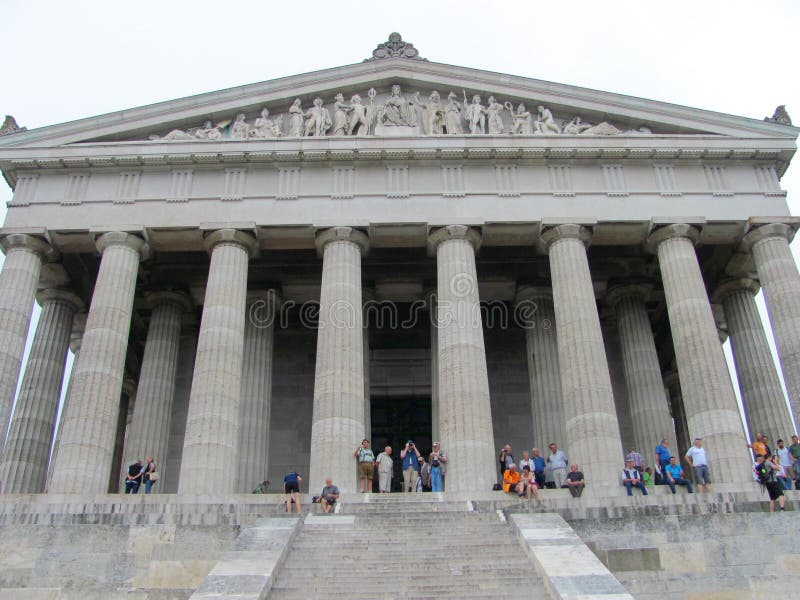 Walhalla-Denkmal, Deutschland Redaktionelles Stockbild - Bild von ...