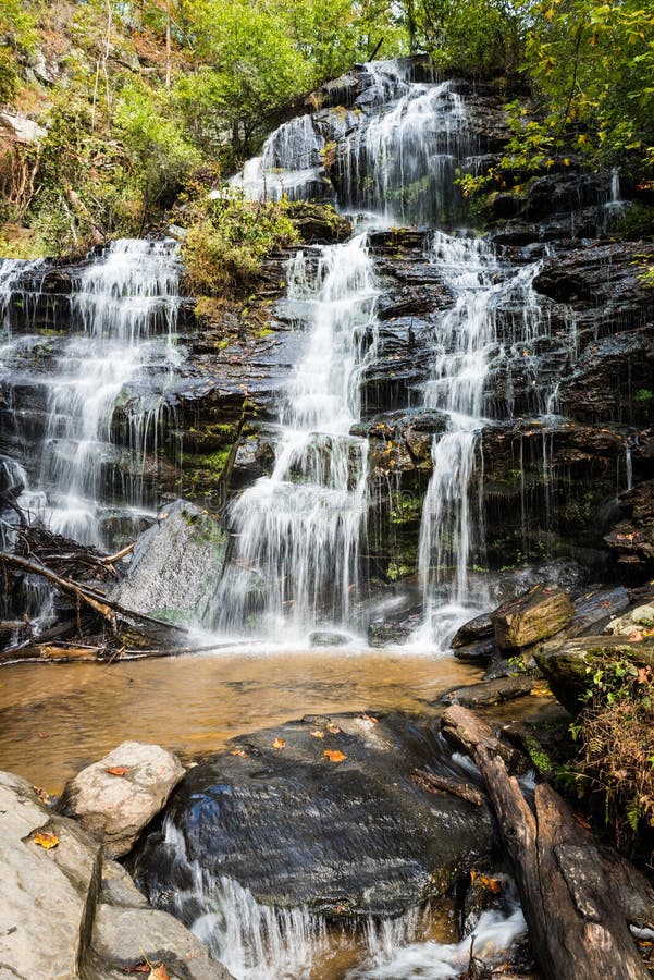 Walhalla Waterfalls in South Carolina for a Hike Stock Photo - Image of ...