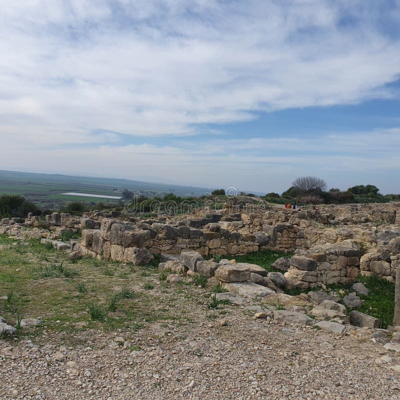 Walili Morocco Monument Historique Stock Image - Image of morocco, wall ...