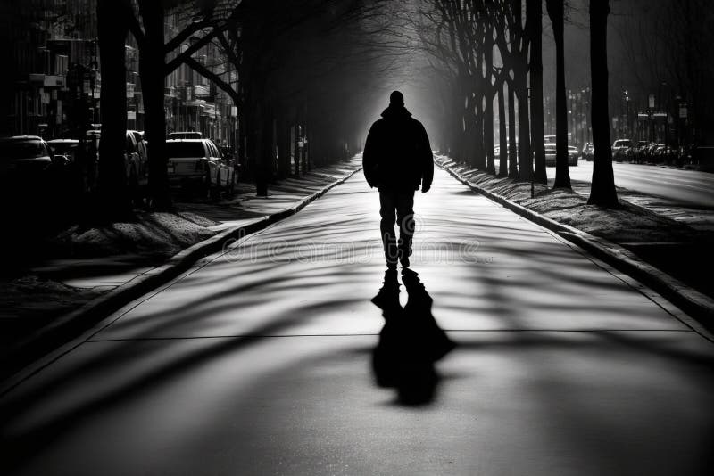 Person Walking Alone