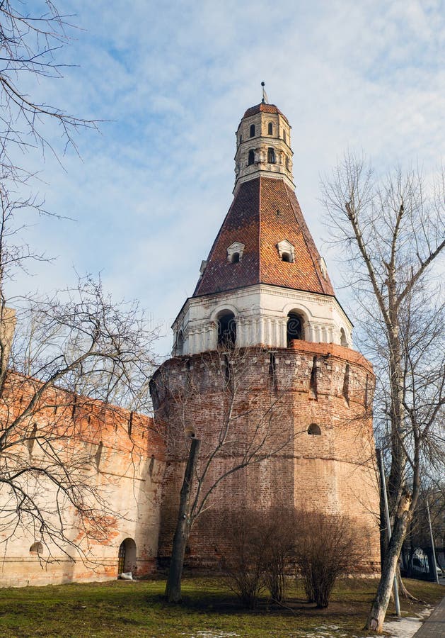 A Walk Along the Simonov Monastery in Moscow Stock Photo - Image of ...
