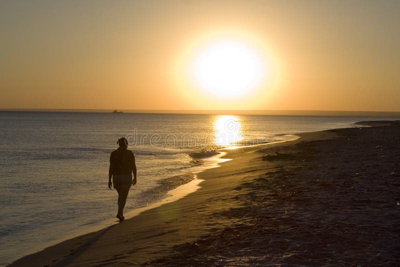 Walk on a beach stock photo. Image of girl, ocean, beach - 1593608