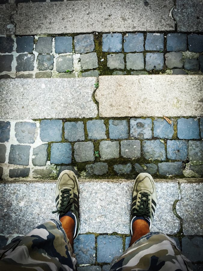 Roman cobblestone stock photo. Image of rome, pattern - 71357988