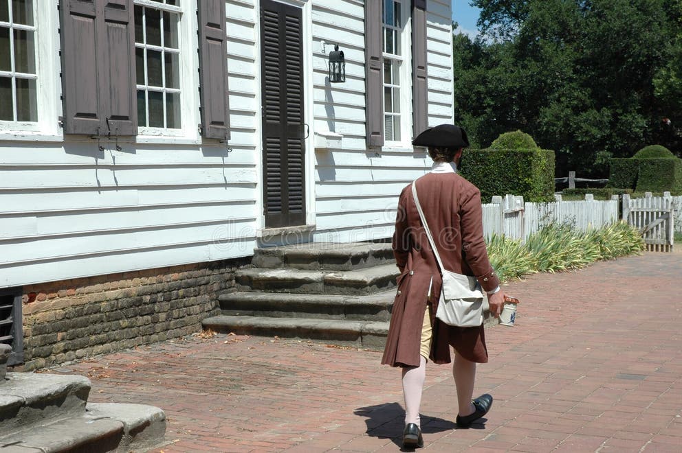 Walk through Colonial Williams Editorial Stock Photo - Image of history ...