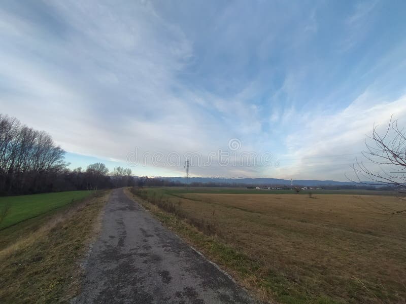 A walk in the countryside stock image. Image of verona - 219117141