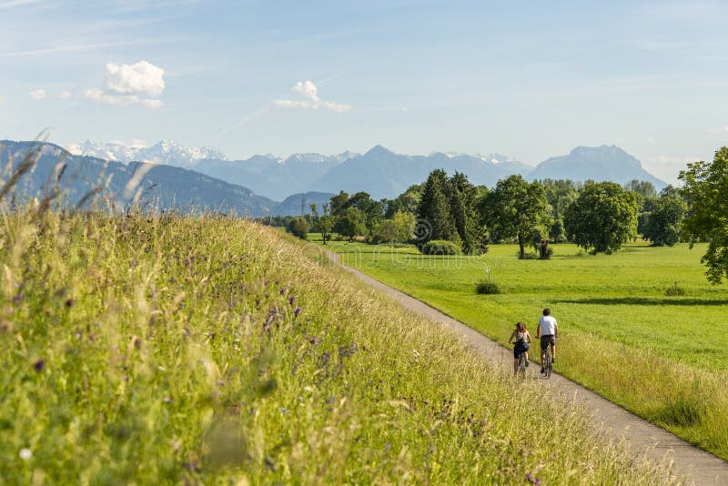 A Walk through the Countryside with Views of the Alps from German ...