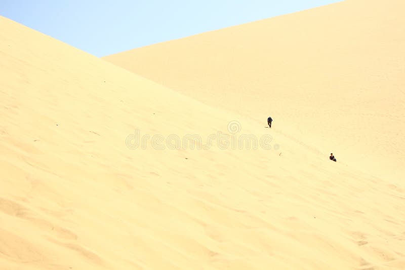 Walk in the Desert Under the Sun Stock Photo - Image of walk, desert ...