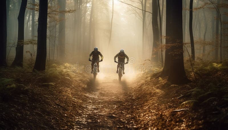 Walk in the Forest Walk in the Forest Walk in the Woods Stock ...