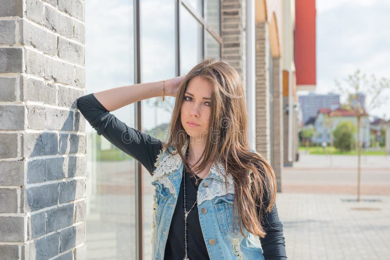 Walk with a girl stock photo. Image of lypseit2011, outdoors - 53966042