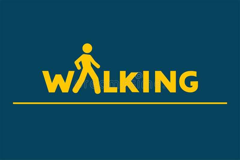 Walk icon design stock vector. Illustration of help - 265880445