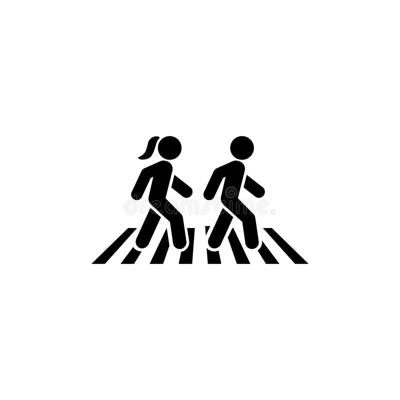 Walk Icon Symbol Logo Template. Stock Vector - Illustration of element ...