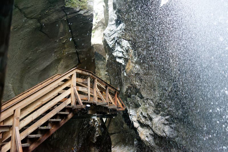 Walk through the Impressive Sigmund Thun Klamm in Austria Stock Photo ...