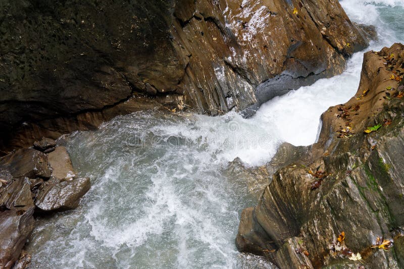 Walk through the Impressive Sigmund Thun Klamm in Austria Stock Image ...